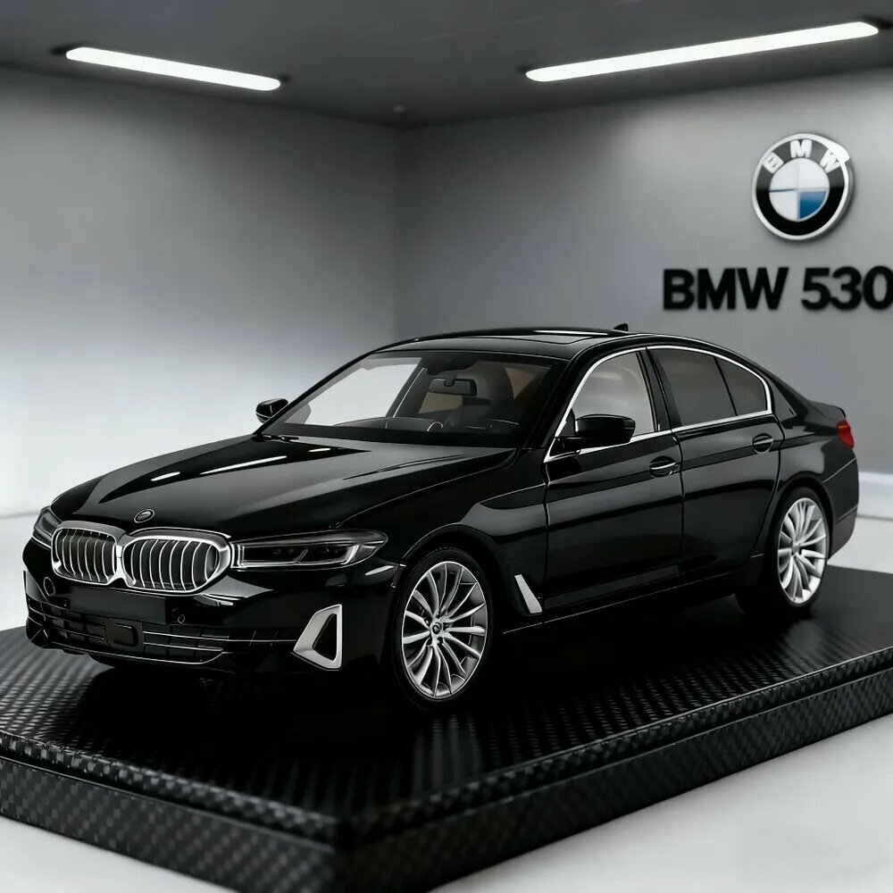 Миниатюрная модель автомобиля из литого металла БМВ 530 li модель автомобиля Игрушки 1:18 BMW 530 li