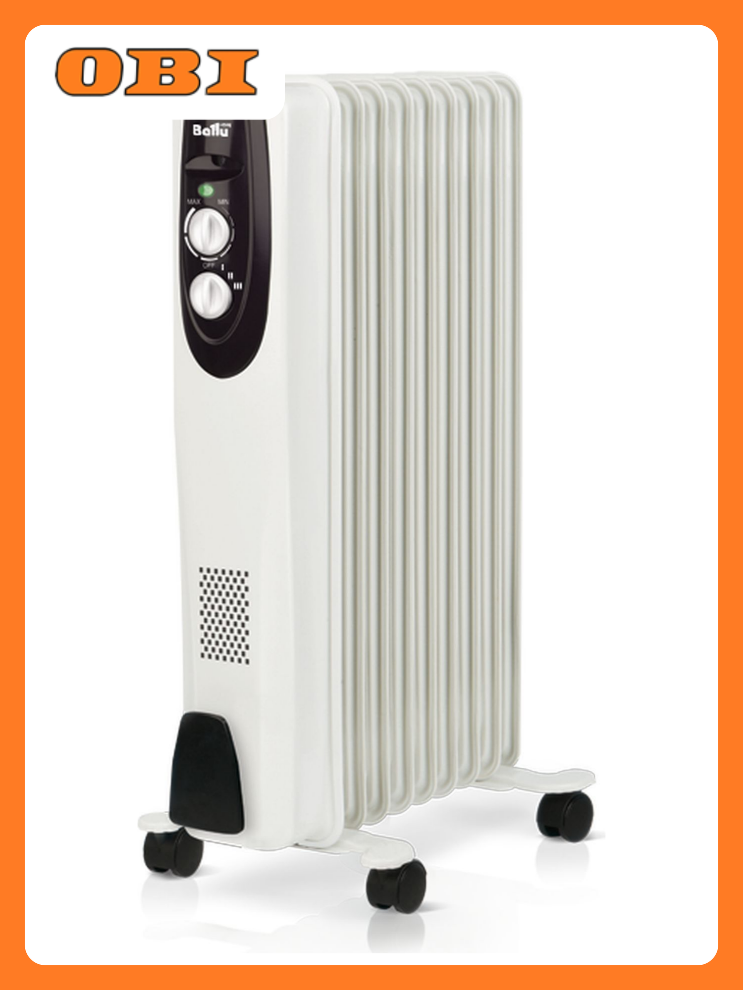 Масляный радиатор Ballu BOH/CL-09WRN 2 кВт