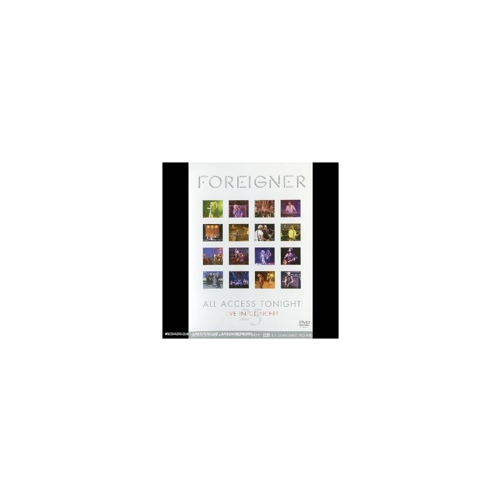 Foreigner: All Access Tonight : live in concert. 1 DVD