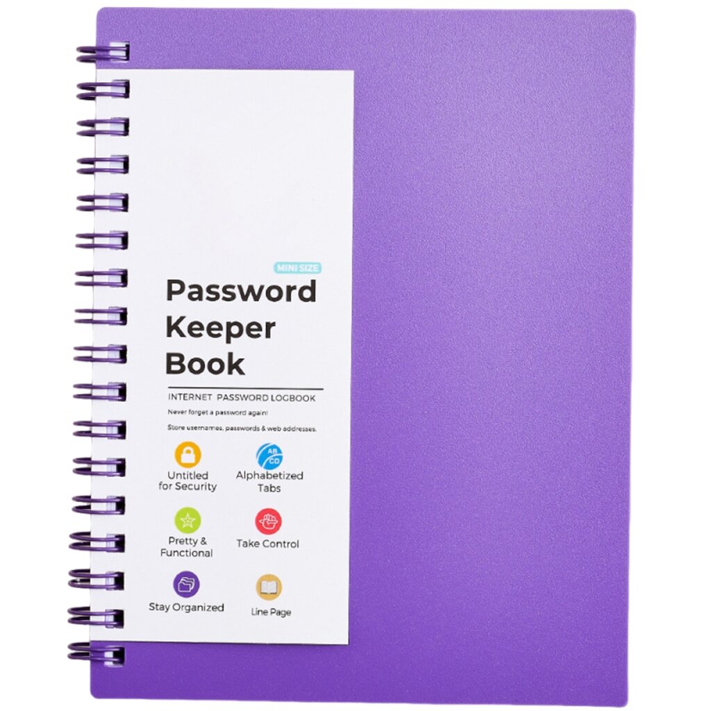 A6 Спирали Записная Книжка с Паролем Адресная Книжка с Алфавитным Указателем Дневник Блокнот Для Письма Офисные Школьные Принадлежности для дома