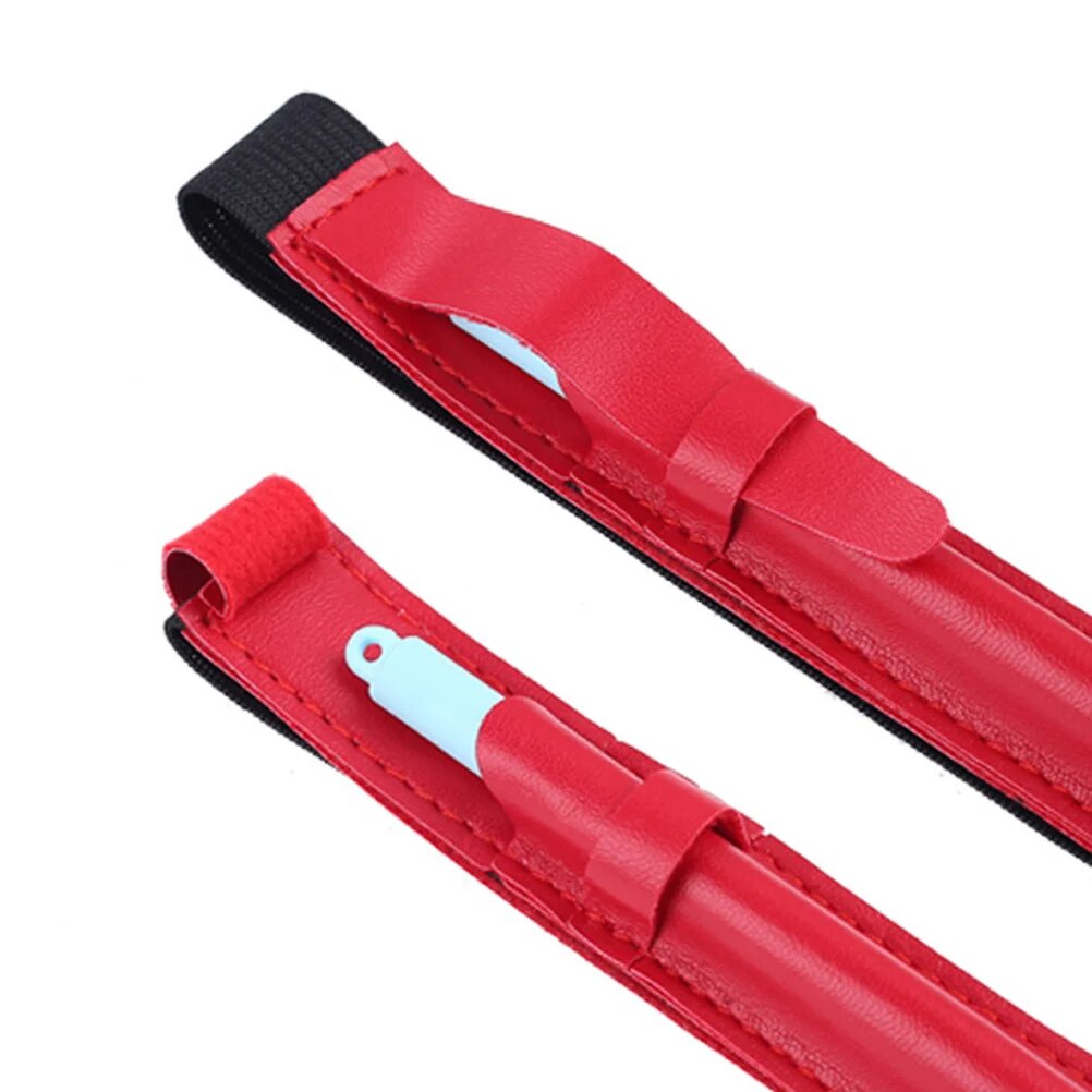 Портативный чехол для стилуса, кожаный, красный