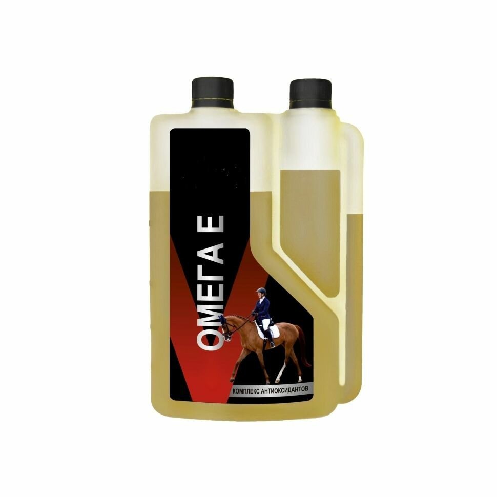 ТМ-Корма: Омега Е, льняное масло с Омега3, Омега6 жирными кислотами и Витамин Е, 1 л