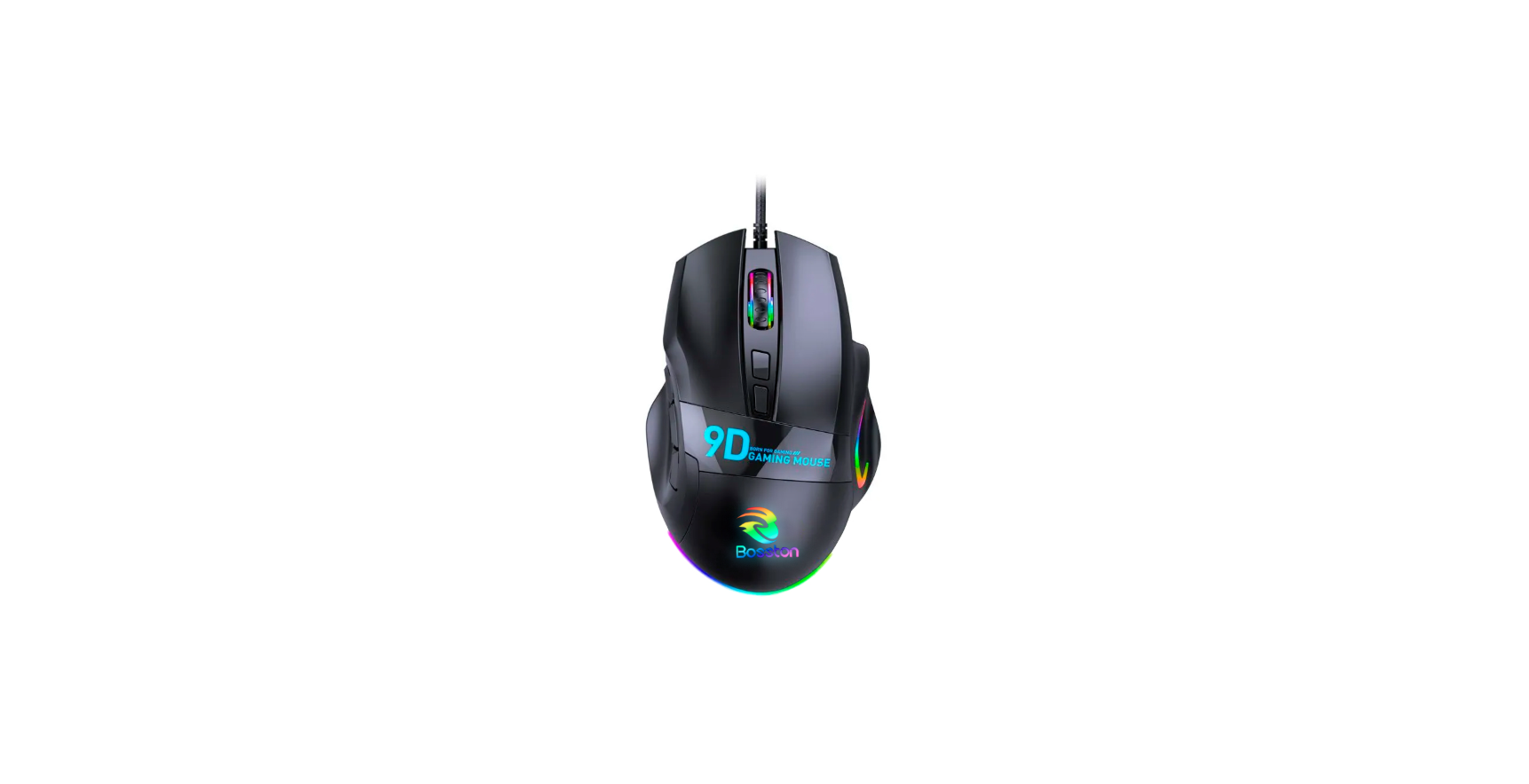 Игровая мышь Bosston Wired Gaming Mouse GM130 Black, проводная