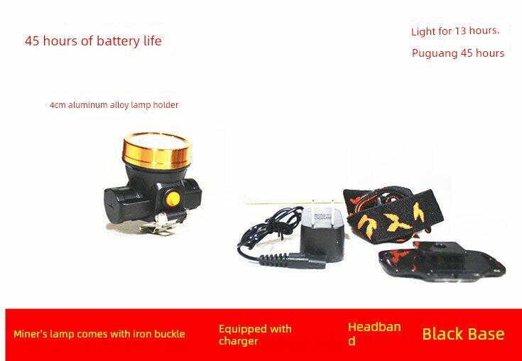 Защитный шлем со световой взрывозащищенной шахтерской лампой 400-часовая фара угольная шахтная специальная брейка с