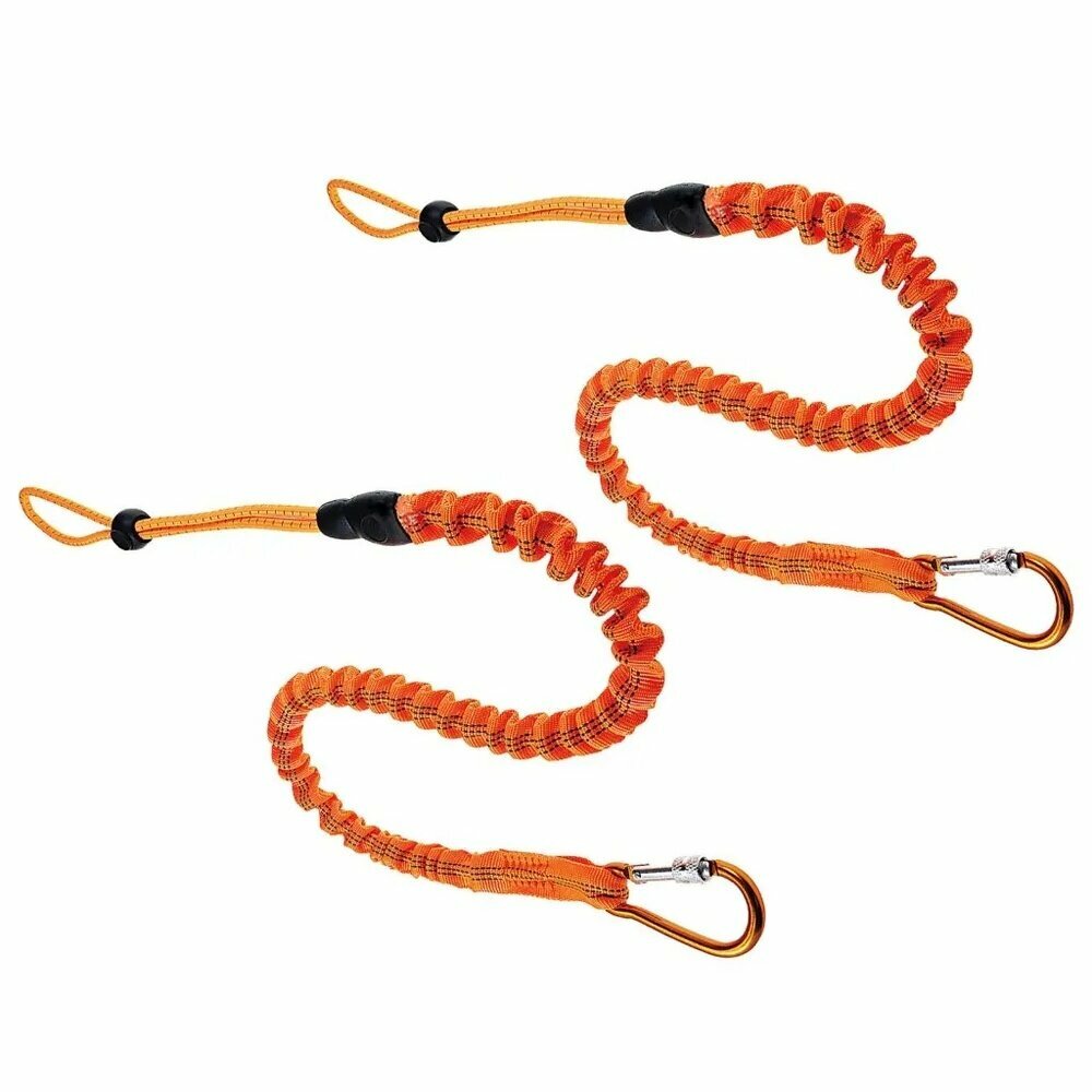 2шт Нейлоновый шнур для инструментов, веревка с пружинным винтовым замком, карабин для защиты от падения, страховочный трос, шнур для инструментов