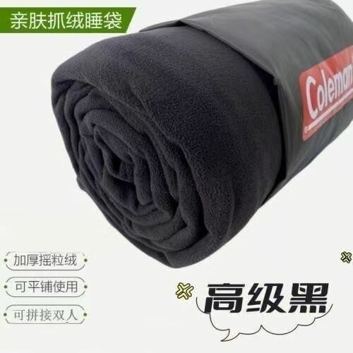 Спальный мешок Coleman из флиса, конвертного стиля, с внутренним подкладкой из полярного флиса, для путешествий на открытом воздухе, термоспальный мешок