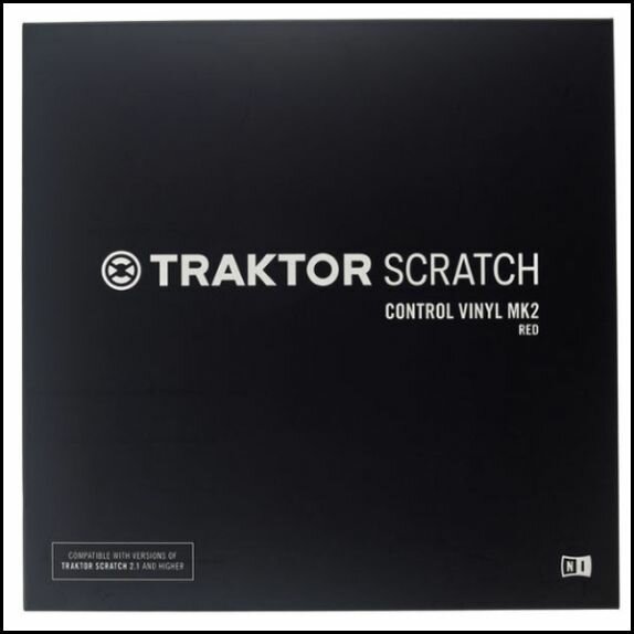 Эксклюзивный виниловый носитель Traktor Scratch Pro Control Mk2 черный для диджеинга