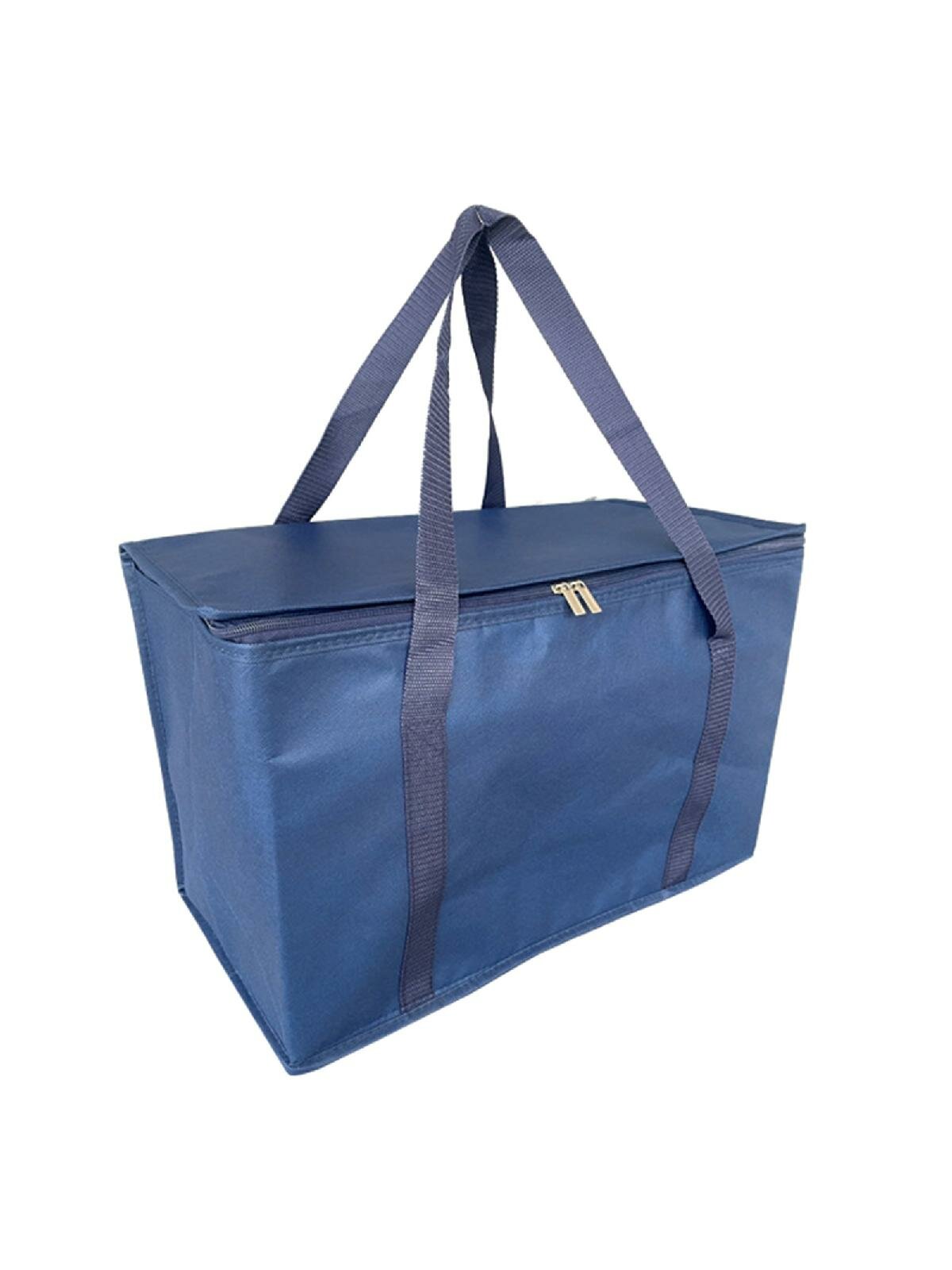 Изолированная сумка для продуктов Складная термосумка с застежкой-молнией для обедов в офисе