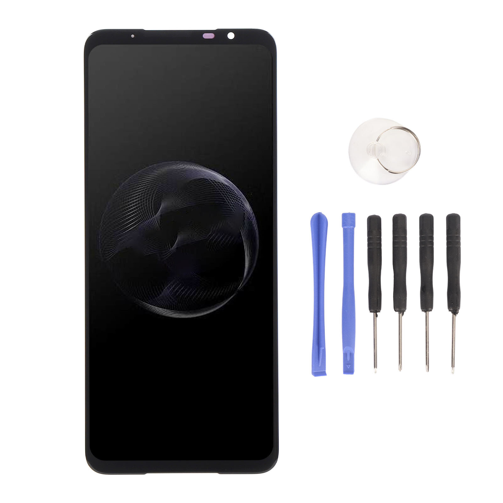 Замена сенсорного экрана OLED-телефона 6,78 дюйма с ЖК-панелью дигитайзера с инструментами для ремонта моделей Rog 5, 6, 7 Pro