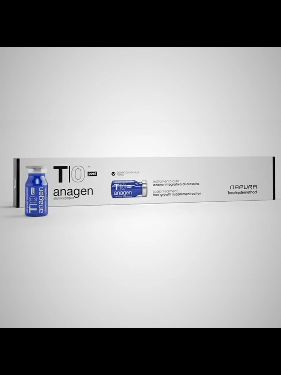 Napura T0 Anagen Post Ampoules, Ампулы-флаконы после шампуня T0 12 х 8 мл