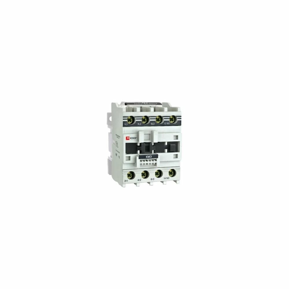 Контактор EKF КМЭ, малогабаритный, 32А, 24В, 1NO, PROxima ctr-s-32-24
