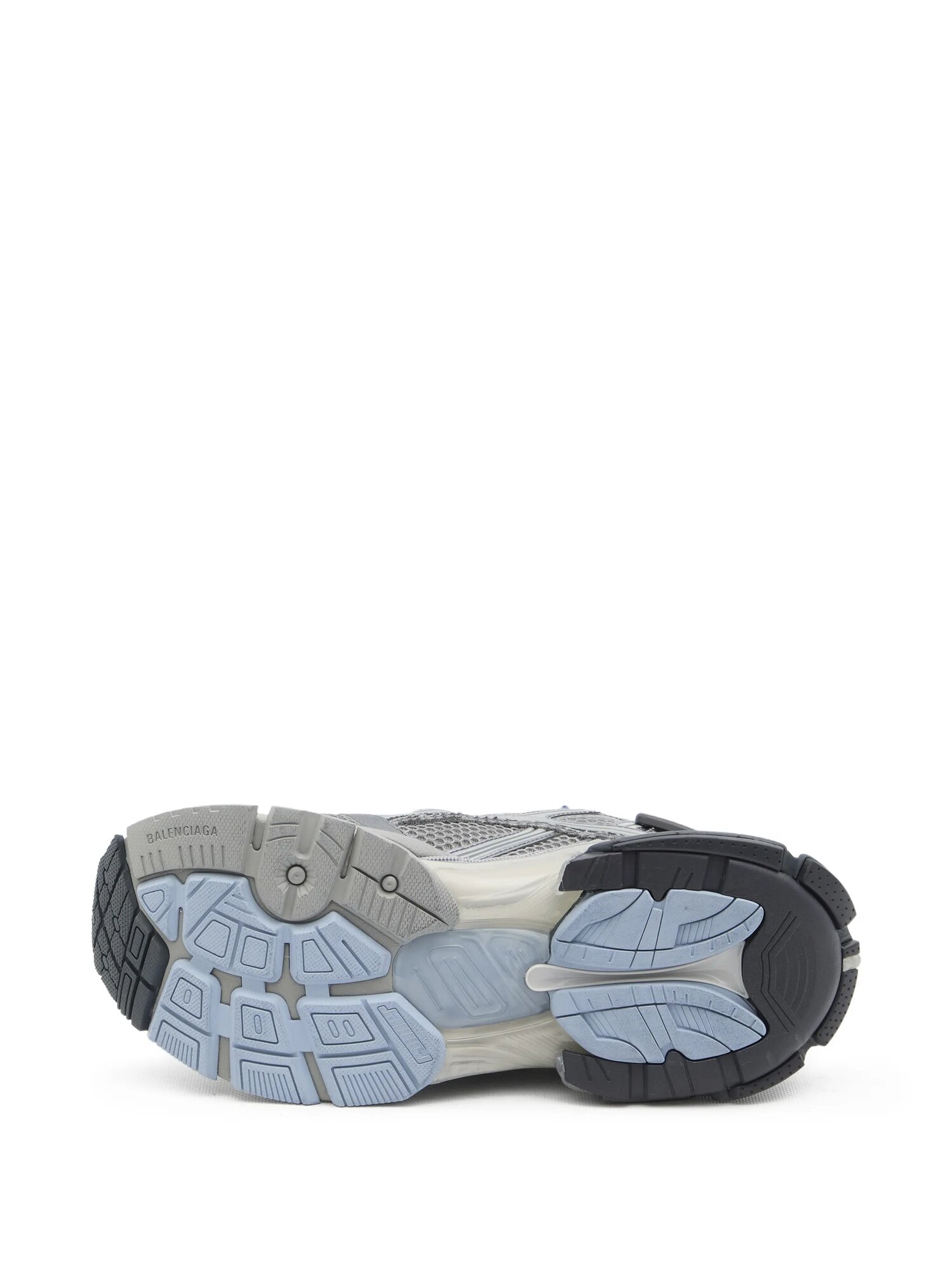 Кроссовки BALENCIAGA Printed runner sneakers, размер 41, серый — фото 1