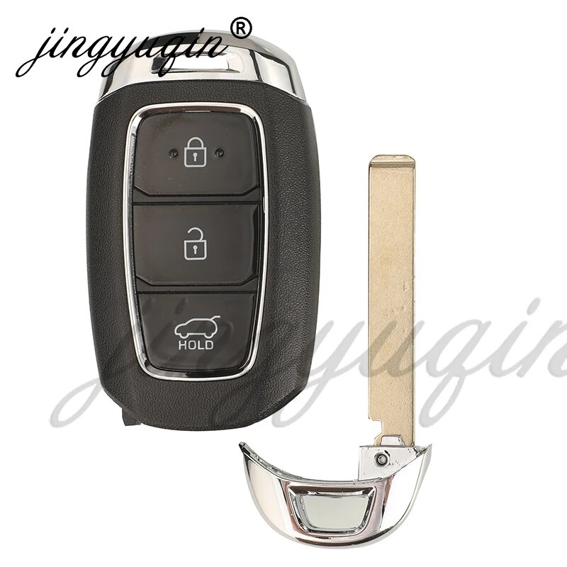 Корпус Автомобильного Ключа-брелока Jingyuqin С 3/4/5 Кнопками Для Hyundai Elantra, Santa Fe, Palisade, Kona, Avante 2018-2021