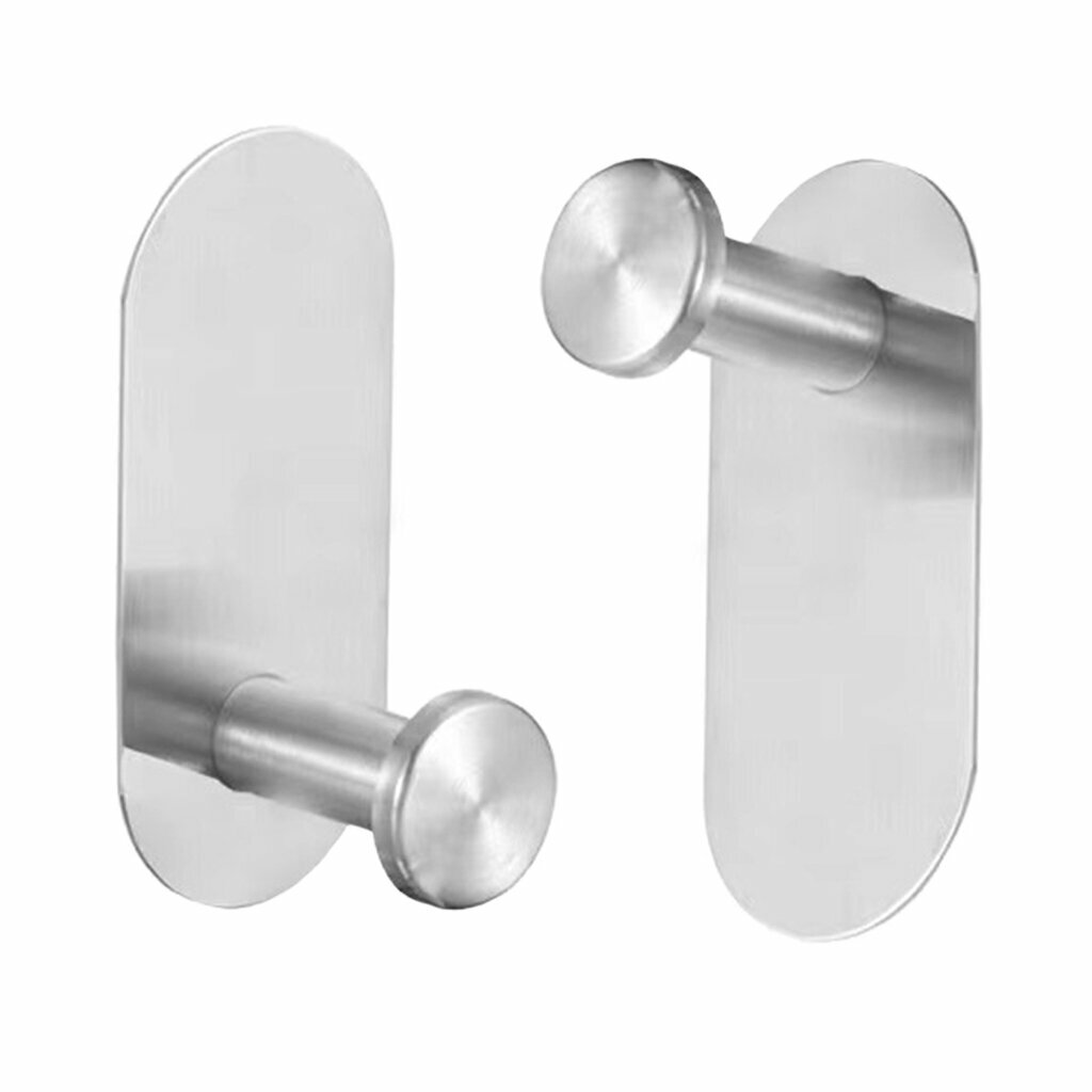 2 водонепроницаемых клейких крючка, душевая кабина из нержавеющей стали, крючки без перфорации, овальное нижнее зеркало, крючки для полотенец и халатов