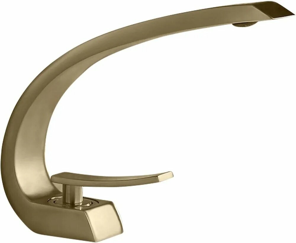 Матовый черный смеситель для раковины сливной кран для раковины изогнутый носик унитаза установка на палубе с одним отверстием, твердая латунь