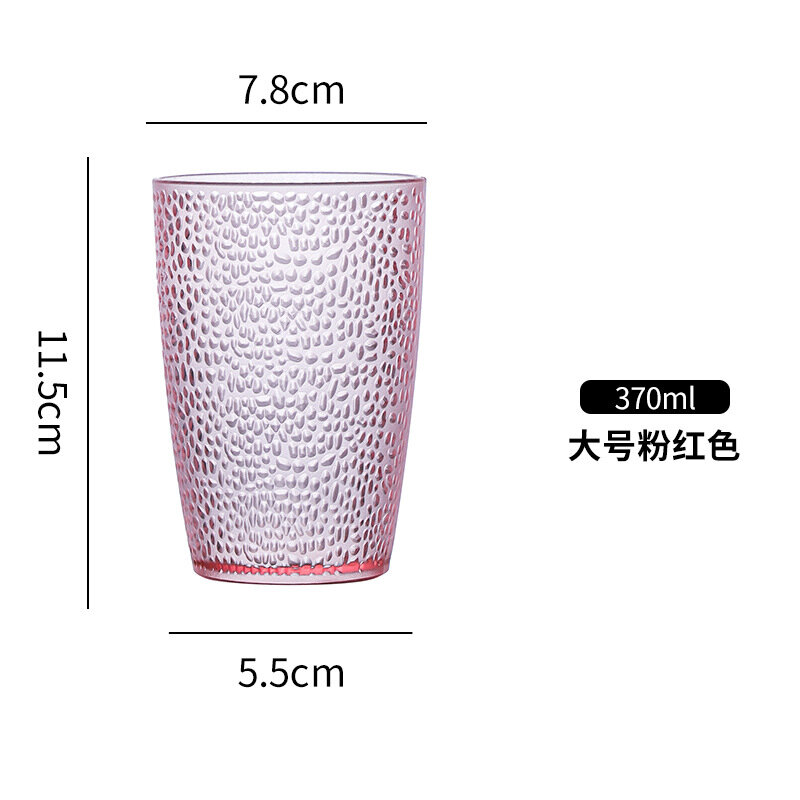 Ресторан отеля акриловая матовая чашка устойчивая к падению чашка чая пластиковая высокотемпературная устойчивая