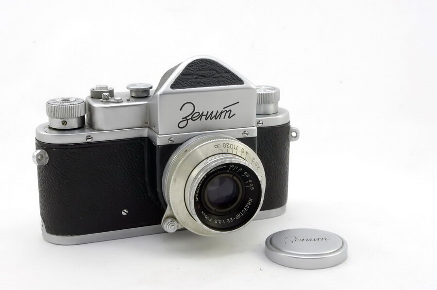 Редкий фотоаппарат Зенит 1 + Индустар-22 П