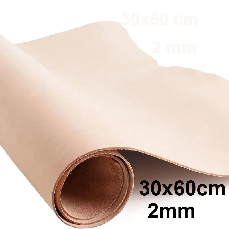 30x60cm Воловья кожа растительного дубления 2 мм
