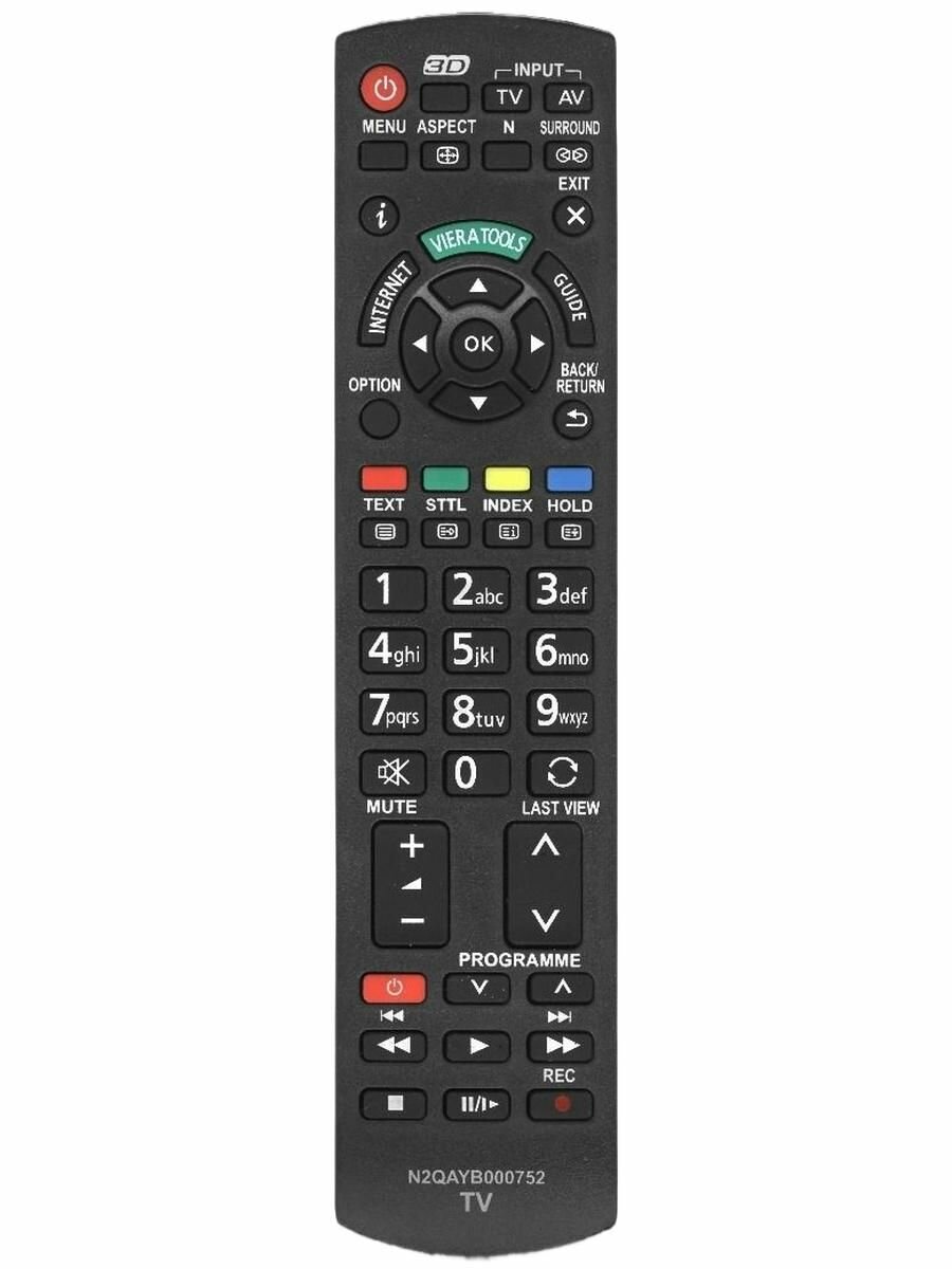 Пульт N2QAYB000752 для телевизора Panasonic ПДУ дистанционный пульт