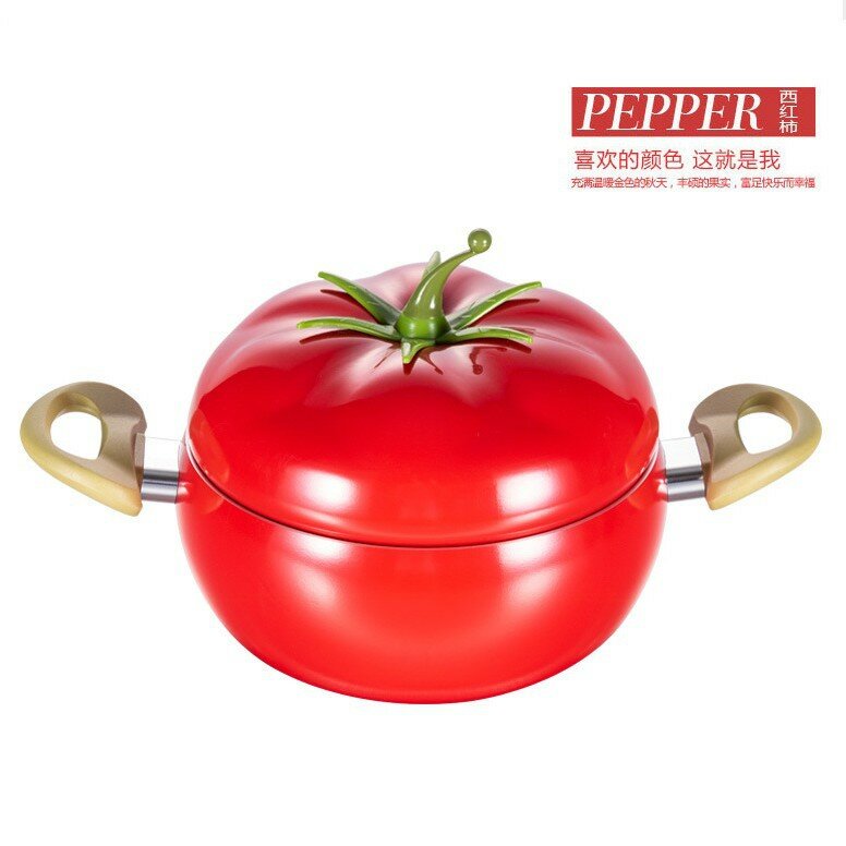 Оптовая фруктовая суповая кастрюля, антипригарная кастрюля, томатная кастрюля, суповая кастрюля с двумя ручками, двойное дно, домашняя керамическая антипригарная кастрюля для детского питания