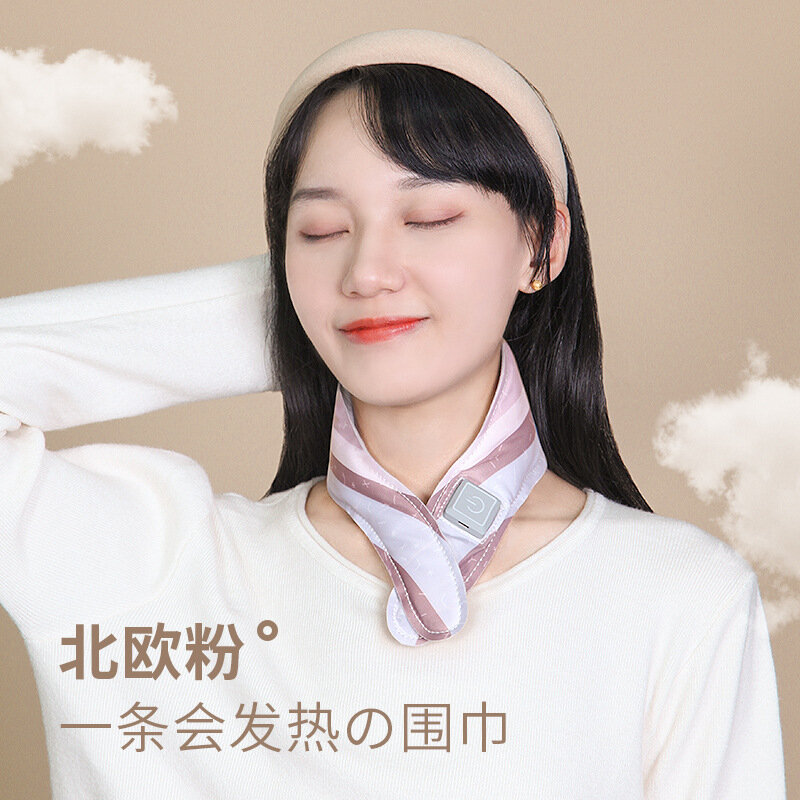 Горячий компресс для шеи, согревающий пластырь, защитник для плеч и шеи, успокаивающий шарф для шеи, перезаряжаемый термальный графен, самонагревающийся, постоянная температура нагрева