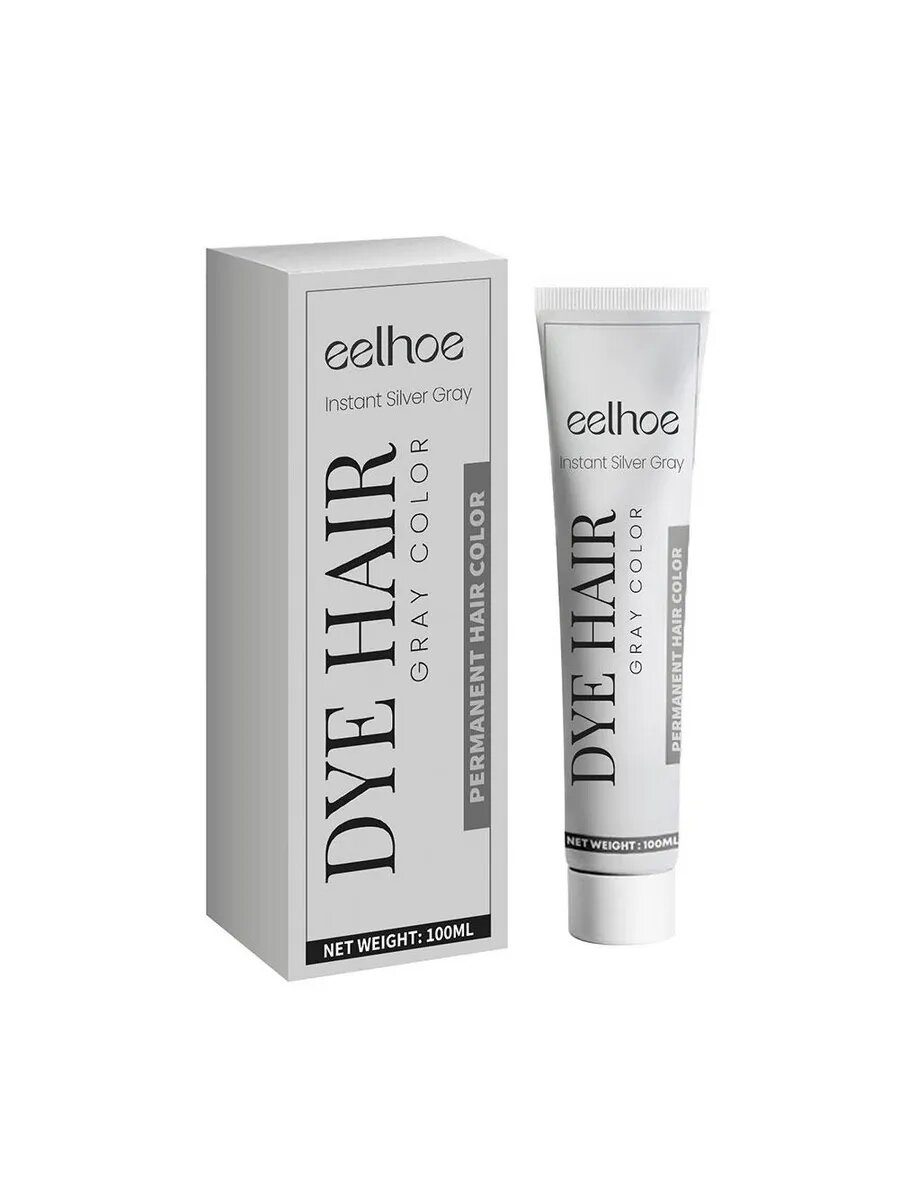 Крем-краска для волос, серая, легкое нанесение