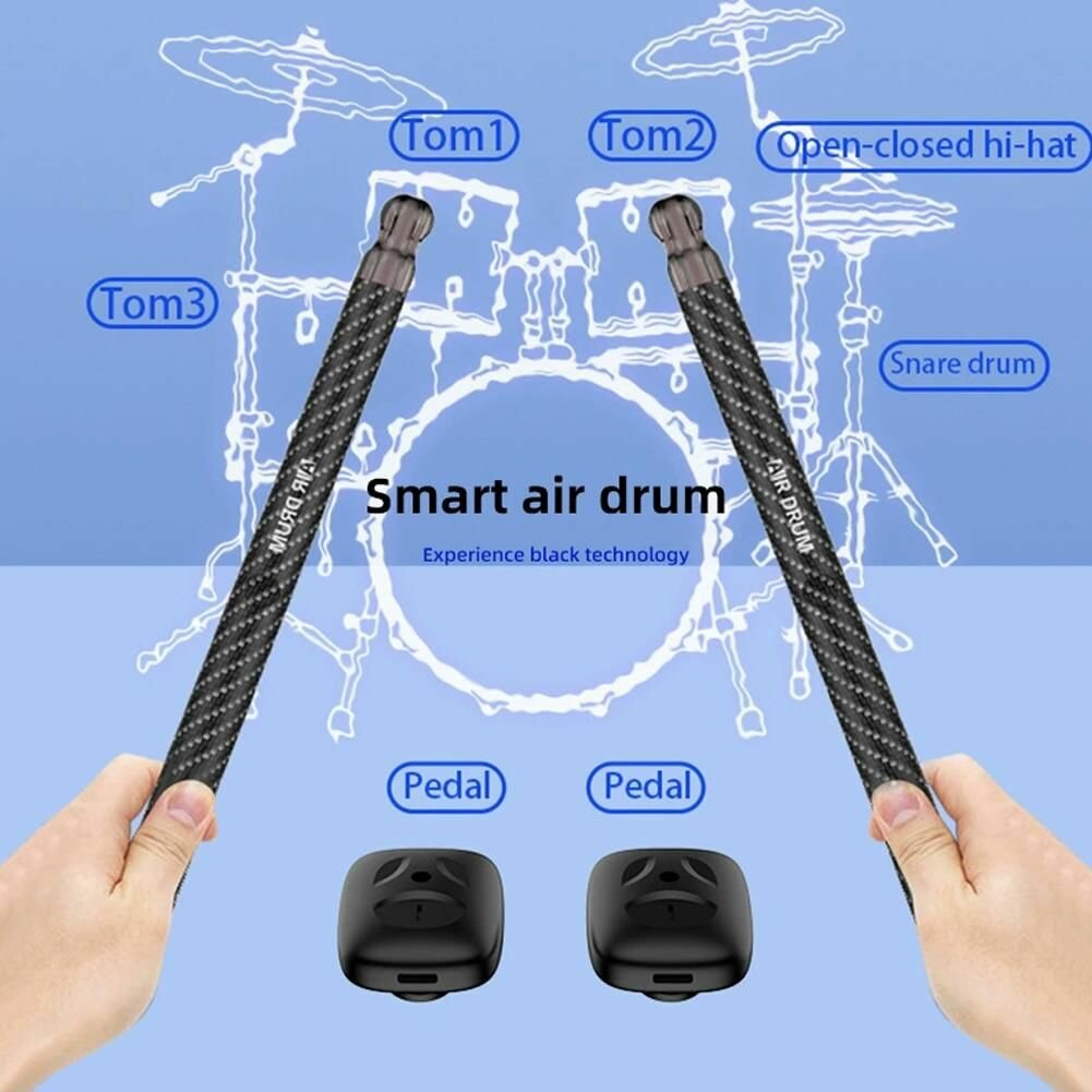 Умная портативная электронная ударная установка с датчиком движения