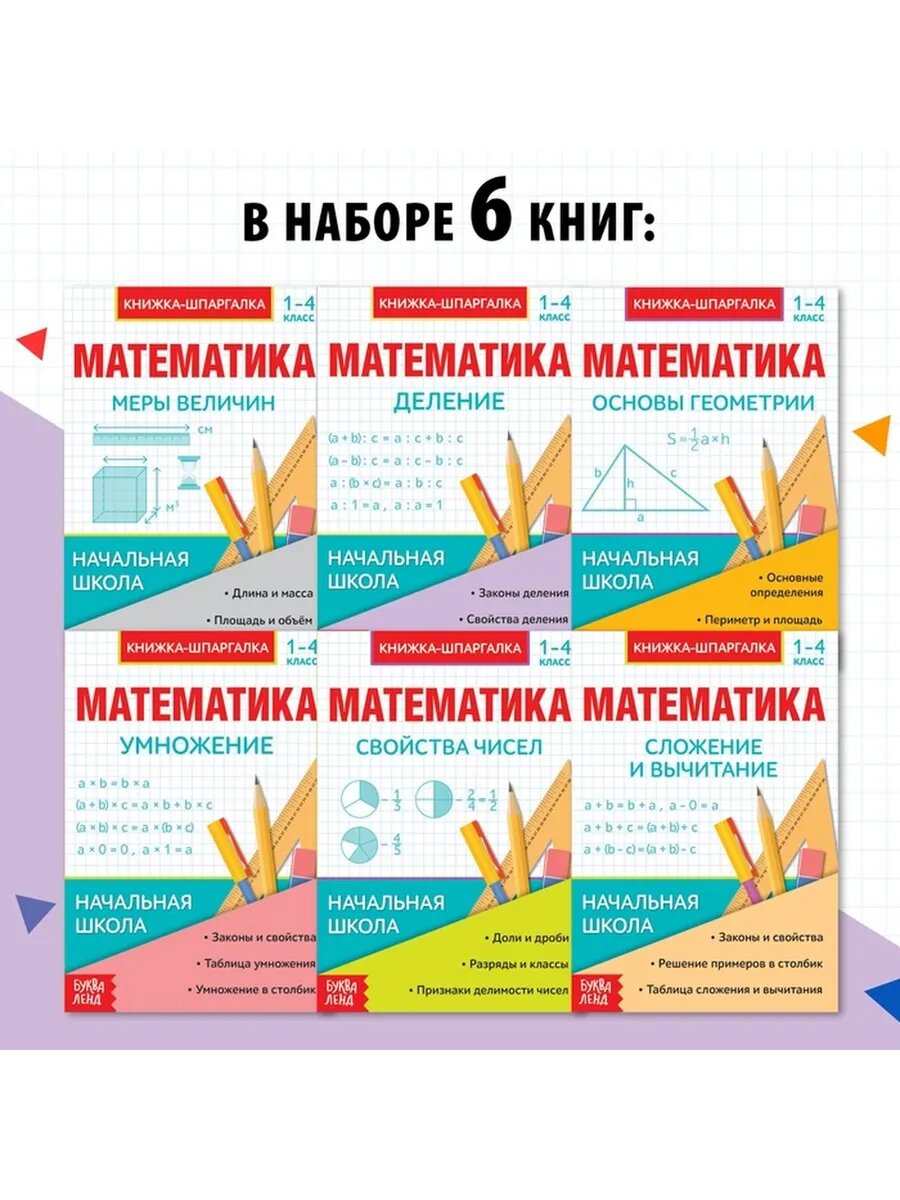 Образовательный набор шпаргалок для младших классов