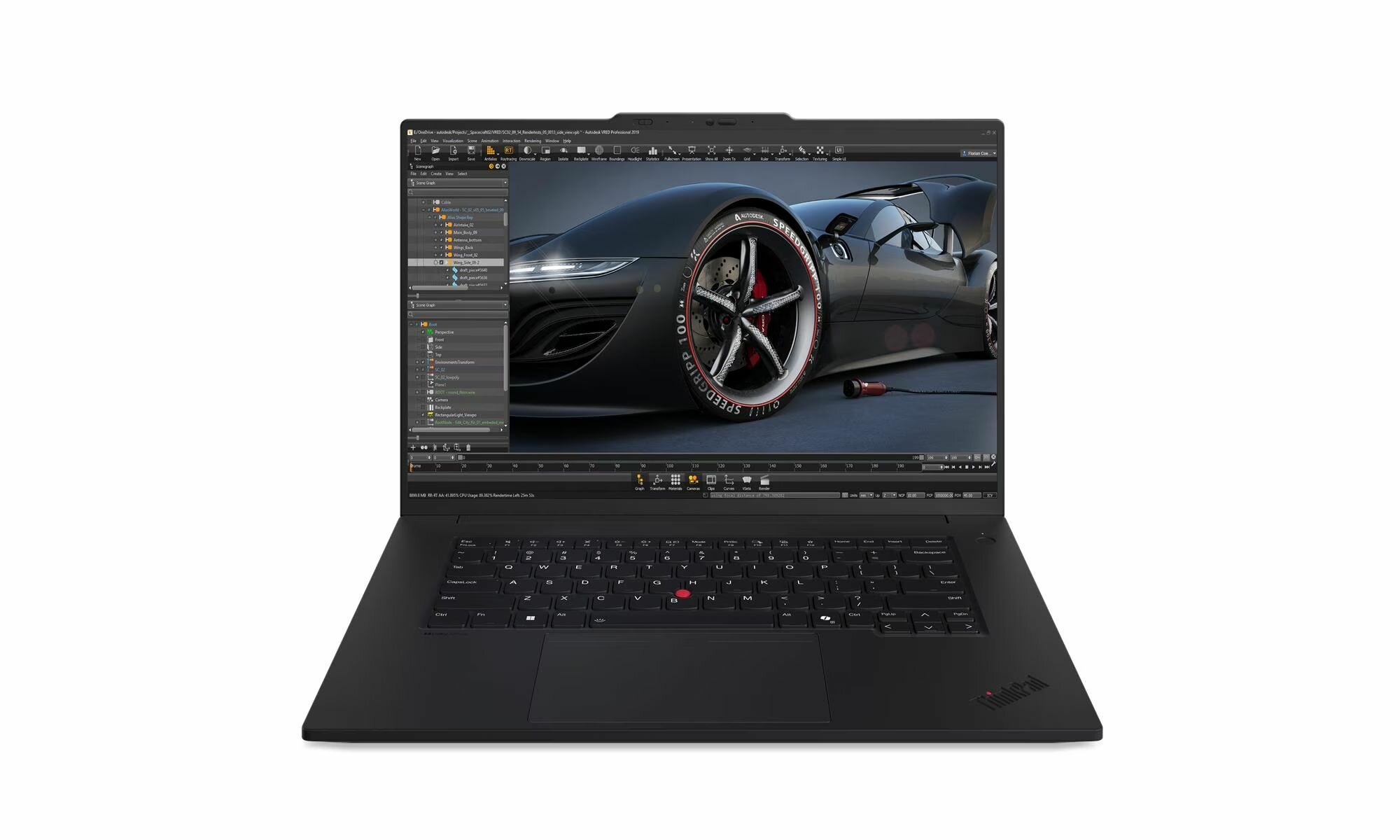 Ноутбук Thinkpad P1 Gen 7 / UItra 7 155H, 32GB, 1TB, RTX2000, IPS, 2.5K