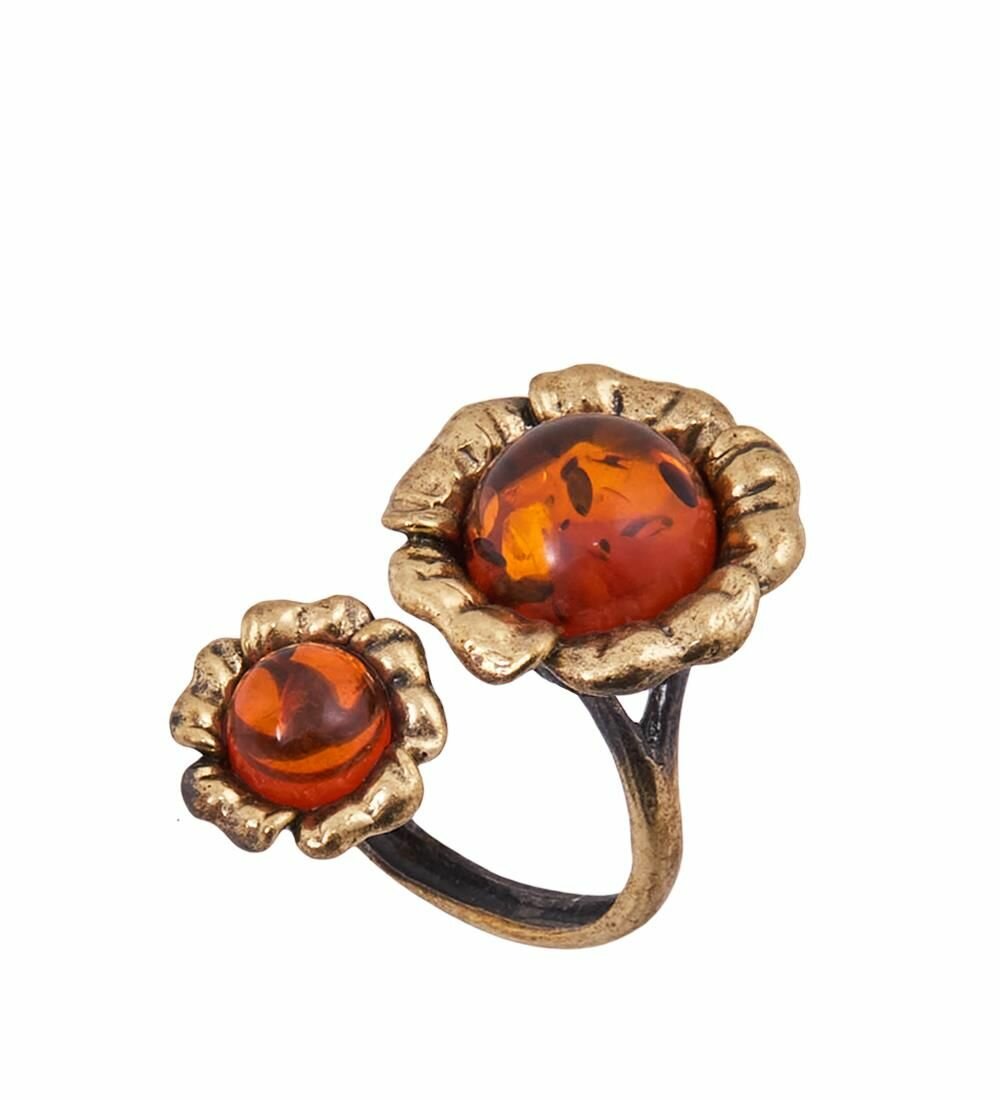 Кольцо, янтарь