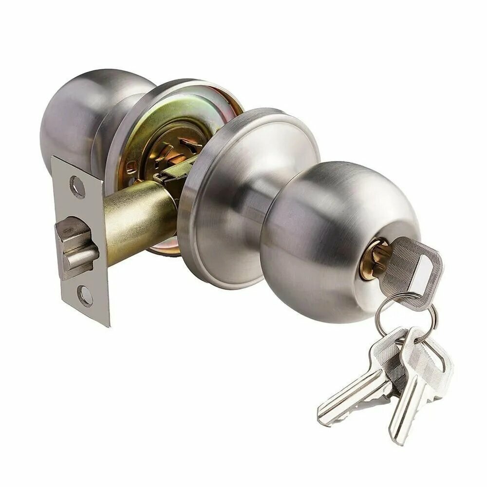 Замок для ванной комнаты, трехбалочный Сферический замок для спальни