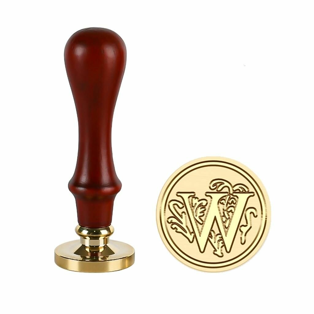 Винтажный восковой штамп для творчества, - W