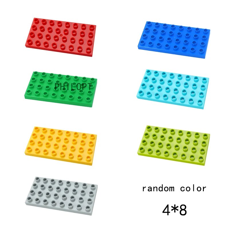 Пластиковая пластина LEGO 4x8, цвет: random