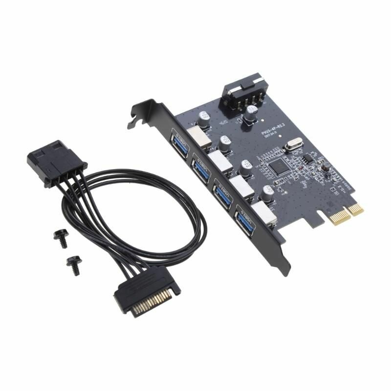 4-портовый USB 3.0 PCI-E контроллер