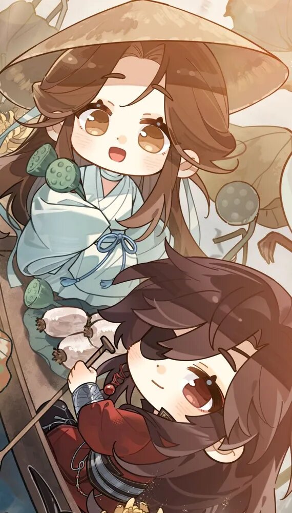 Алмазная Мозаика "Благословение Небожителей Аниме" 40X50 См Алмазная Вышивка / Картина Стразами Подарков / Украшения