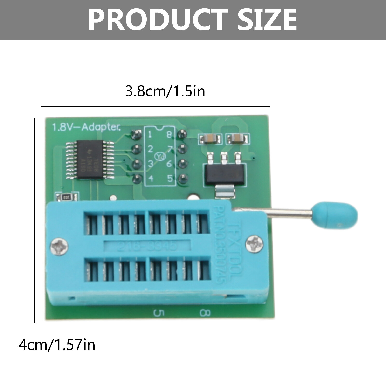USB -программист Set для EEPROM Flash Bios с тестовым зажимом и адаптером SOP8 SOIC8 — фото 1