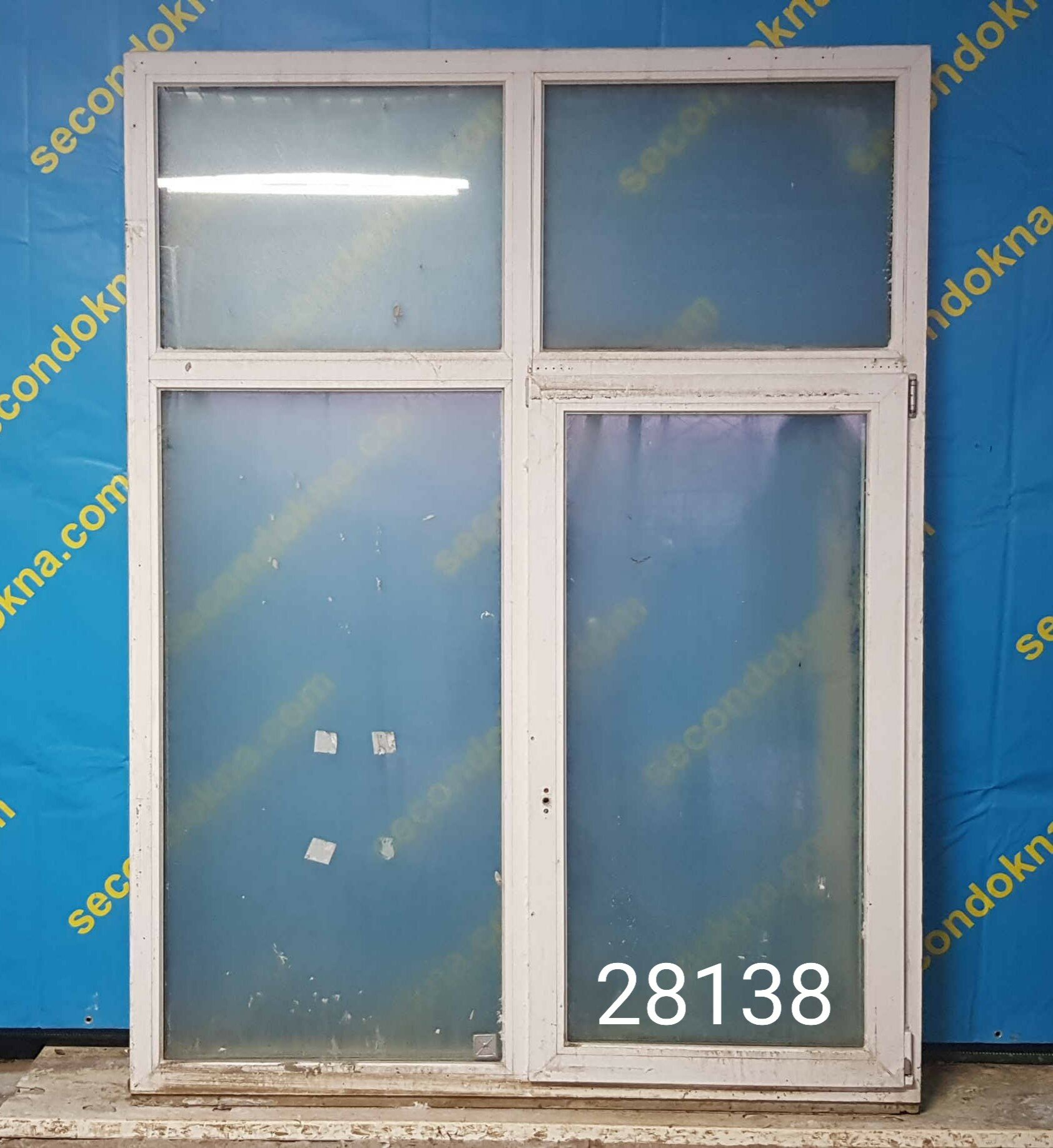 Пластиковое окно Б/У 2170(в) 1560 об х 1650(ш)