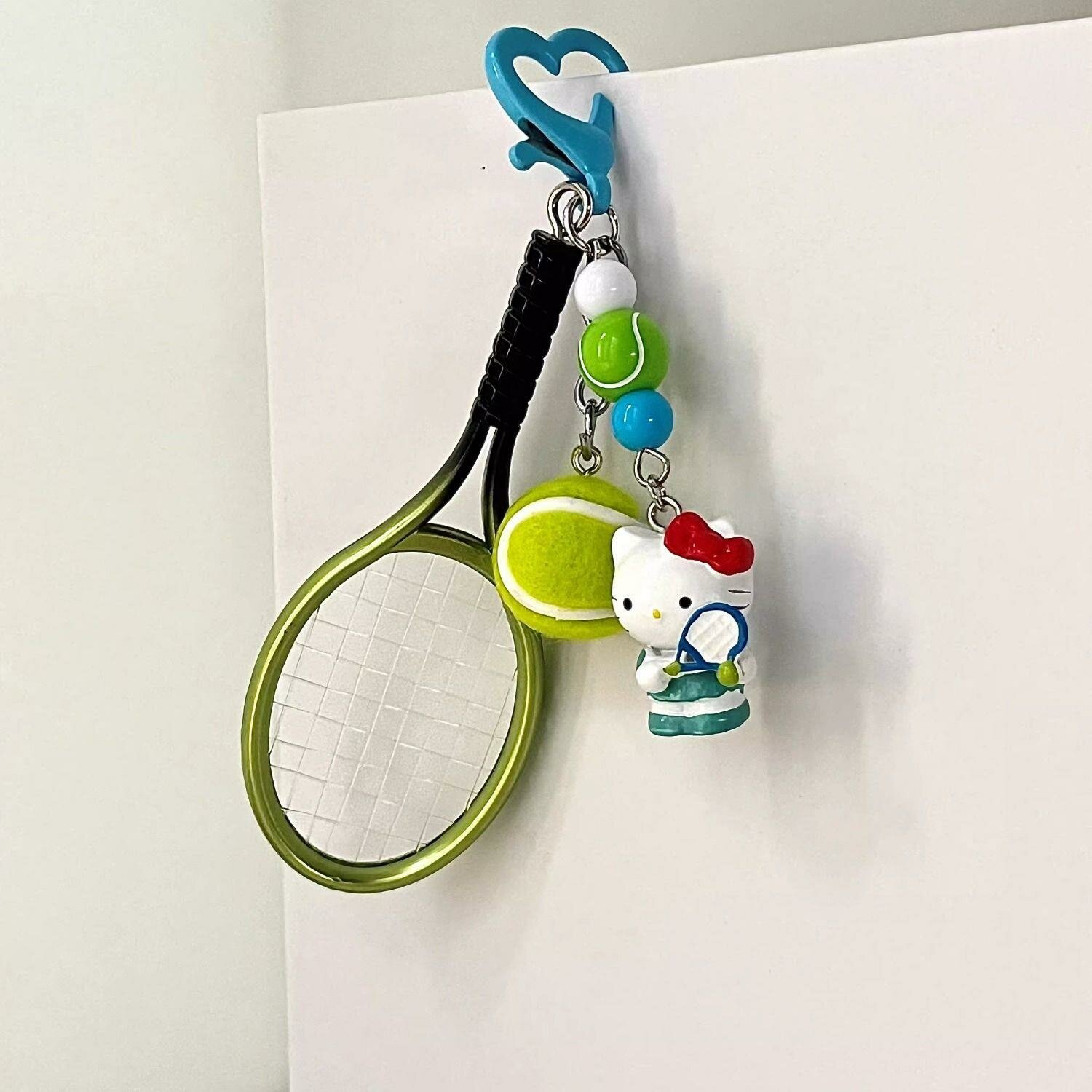 Милый брелок Hello Kitty для настольного тенниса, бейсбола, маленькая кукла, подвеска для рюкзака, украшение для девочек
