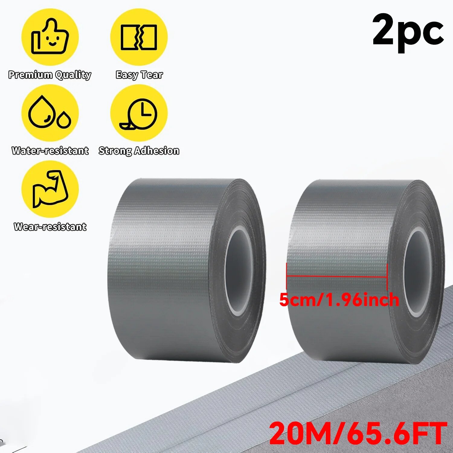 Водонепроницаемая Высокотемпературная Алюминиевая Фольгированная Бутиловая Лента Для Герметизации Трещин В Стенах, Бассейнах