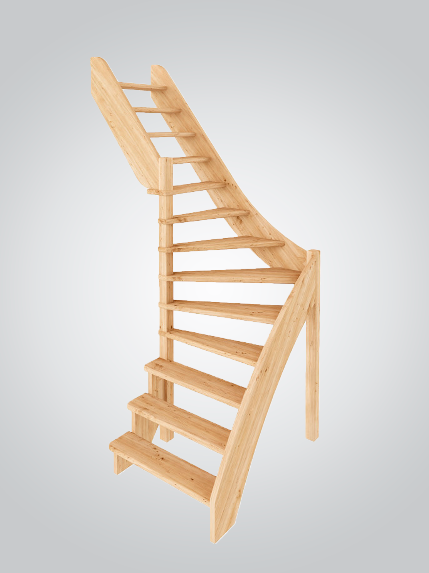 Лестница на второй этаж ЛС-92м/3 Левая