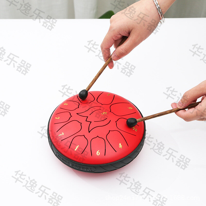 Эфирный барабан для начинающих, детский музыкальный инструмент, игрушка, настоящий инструмент, беззаботный цвет, эфирный стальной язычковый барабан, ваджра, ручная цимбала