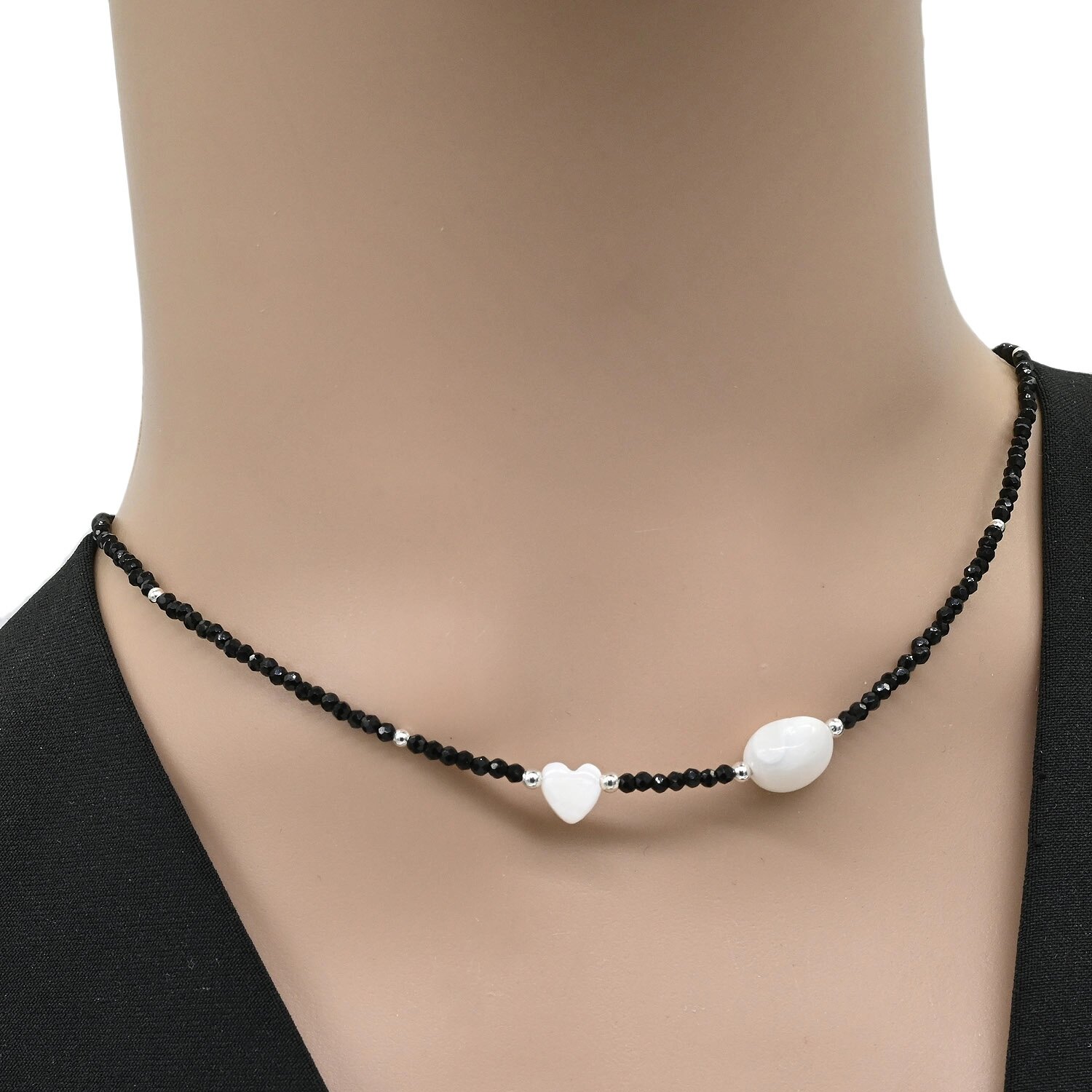 Чокер, перламутр