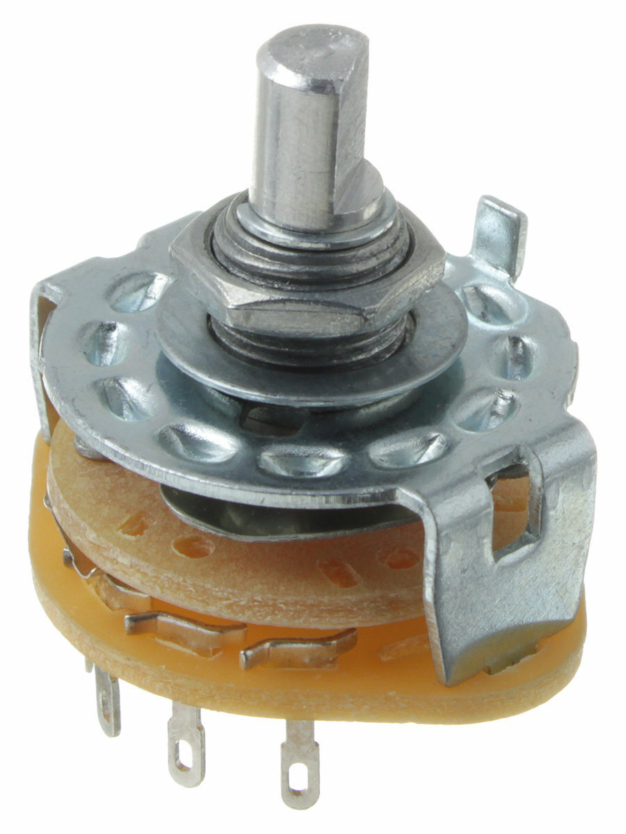 Переключатель галетный SR25-1-1-12 15-KQ на провод