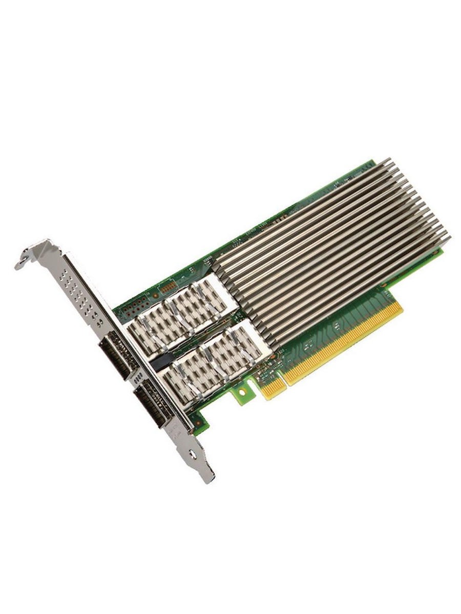 Сетевая карта Intel E810-CQDA2 E810CQDA2BLK 2xQSFP28 ports, 100GbE, PCI-E x16 gen3/gen4