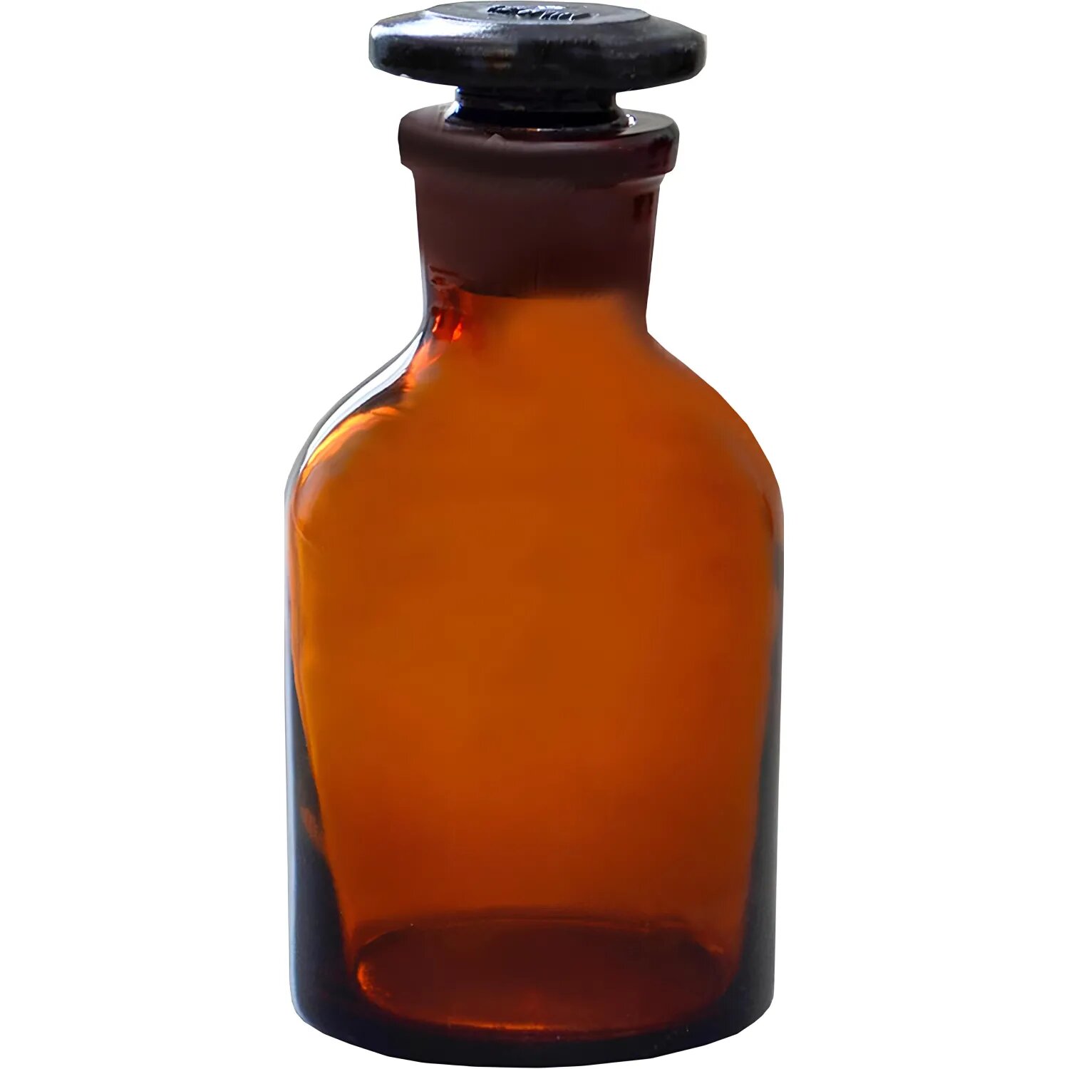 Склянка 125 мл темн. стекло, узк. горло, притерт. проб. 10003203, 12шт/уп