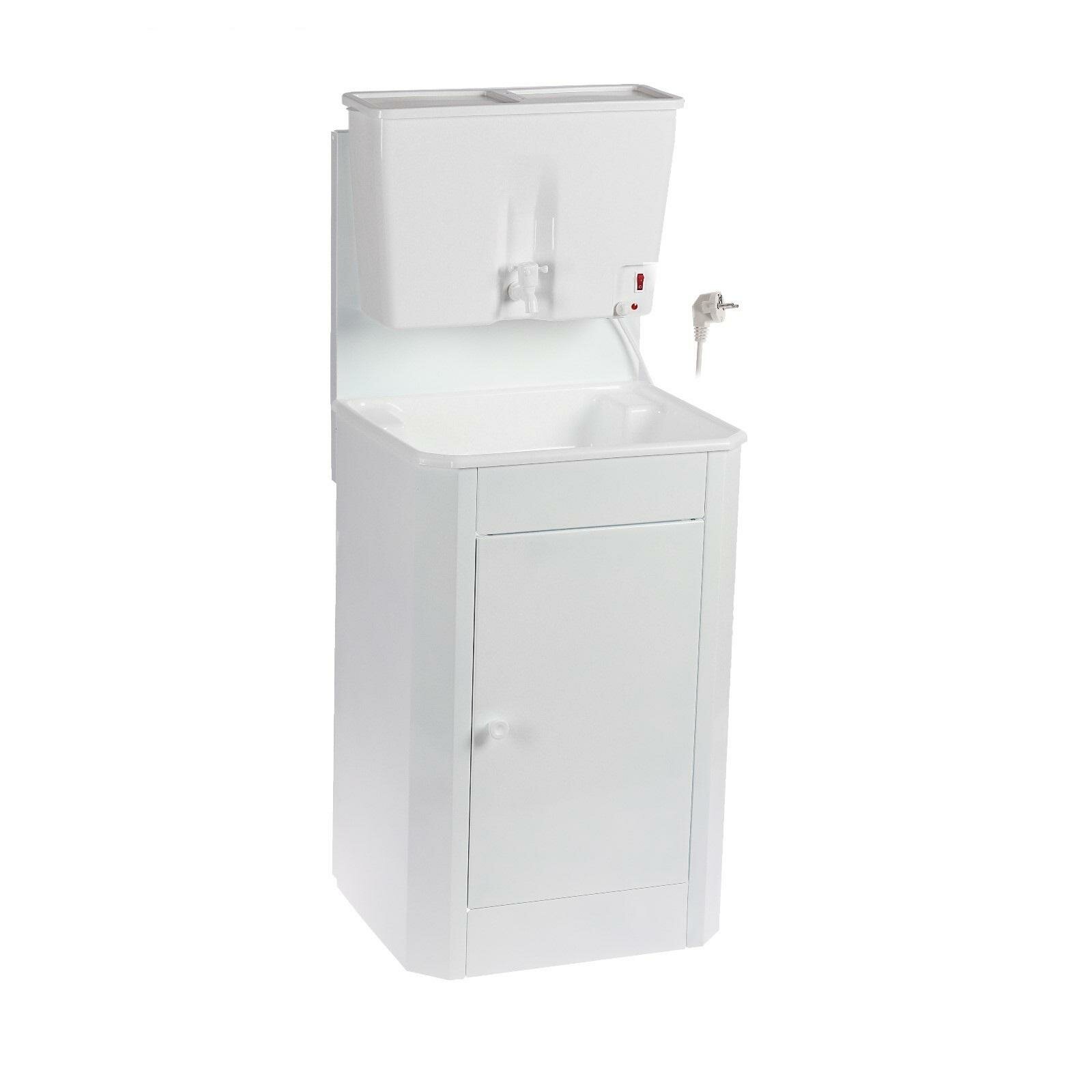 Умывальник электрический (С В/Н 17Л) пласт. Мойка/пласт БАК белый терммикс миасс