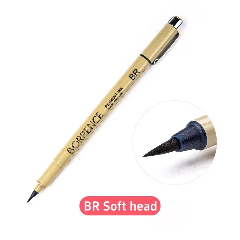 Китайская каллиграфическая кисть мягкая колонковая BR