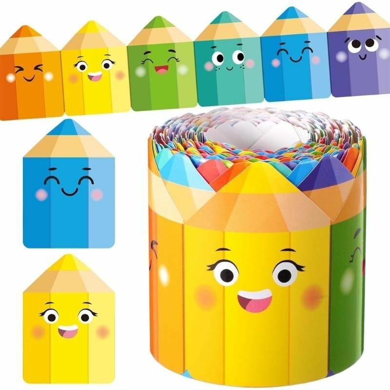 Яркий бордюр с рисунком карандаша 32.8 футов для декора доски объявлений и классной доски, - ZA47