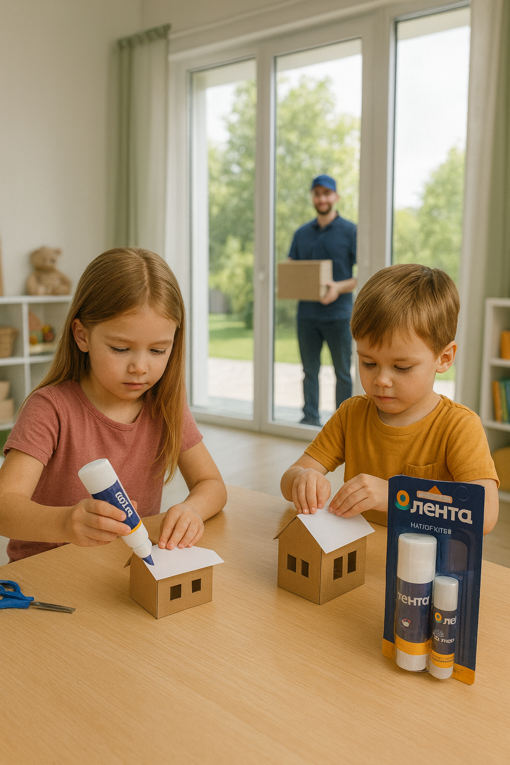 Клей прозрачный универсальный прочный набор 2 шт для ремонта и творчества