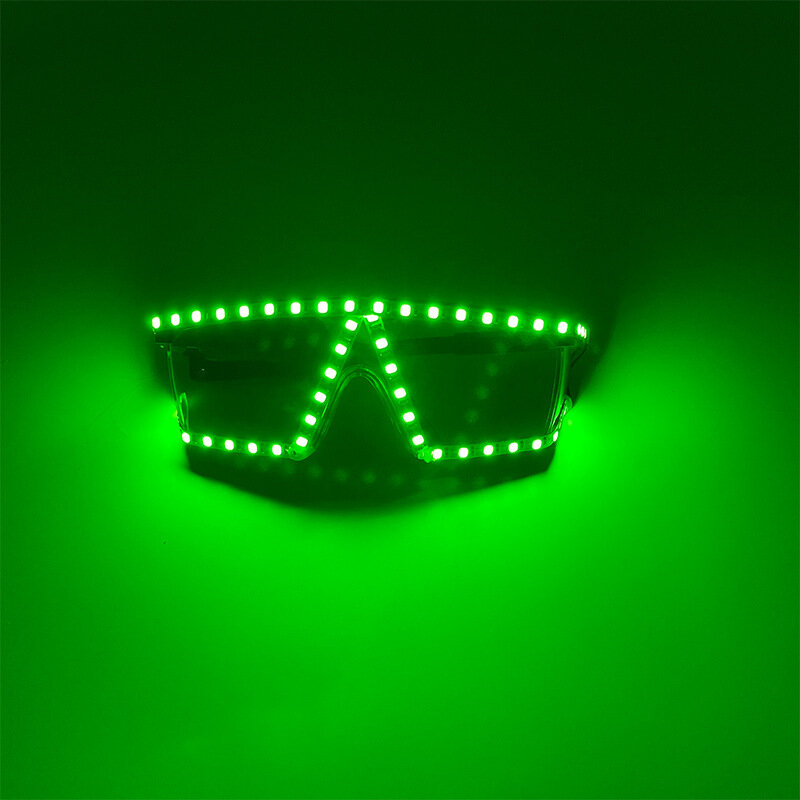 Диско-оборудование, светящиеся очки с LED, бар, KTV, забавные атмосферные аксессуары, ночной рынок, детские игрушки